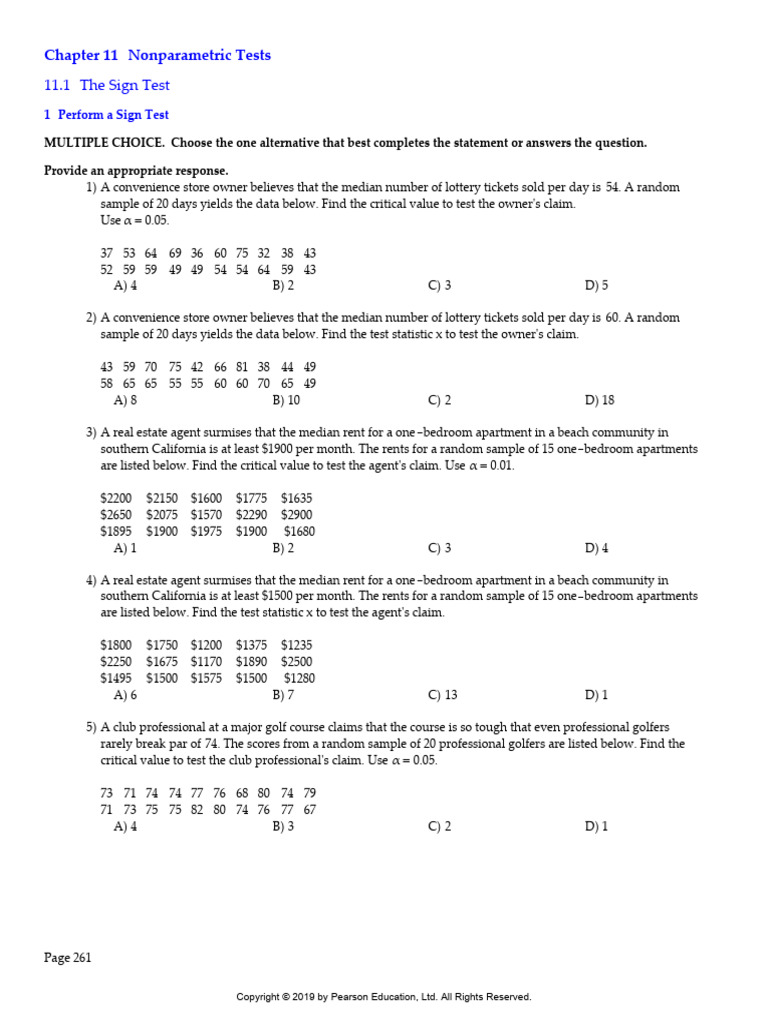 les7e_ptb_11 | PDF | Null Hypothesis | Hypothesis