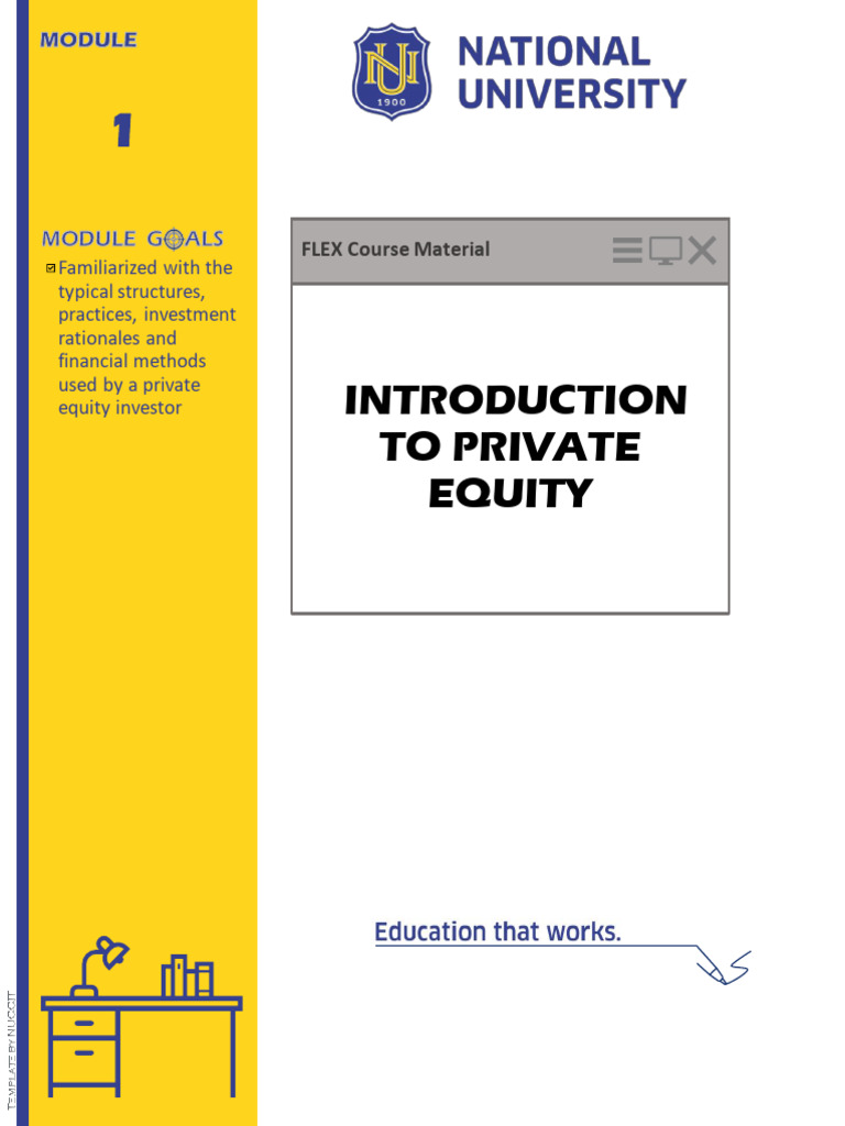 Introduction to Private Equity Basics | PDF | Valuation (Finance ...