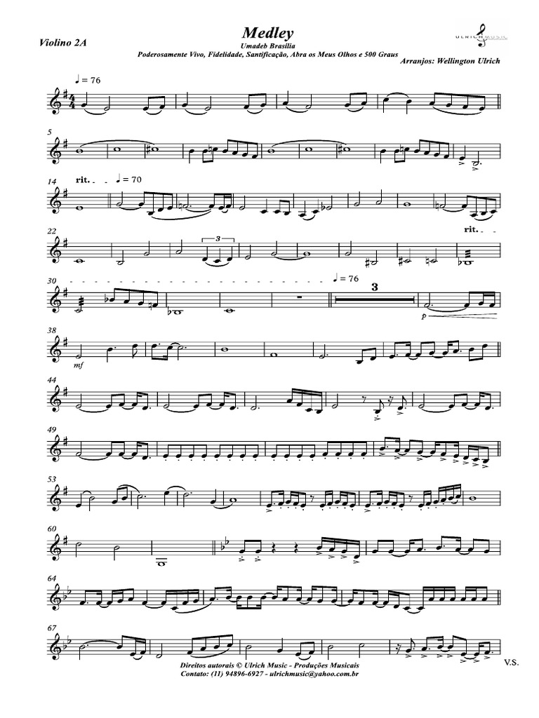 Medley - Violino 2A | PDF
