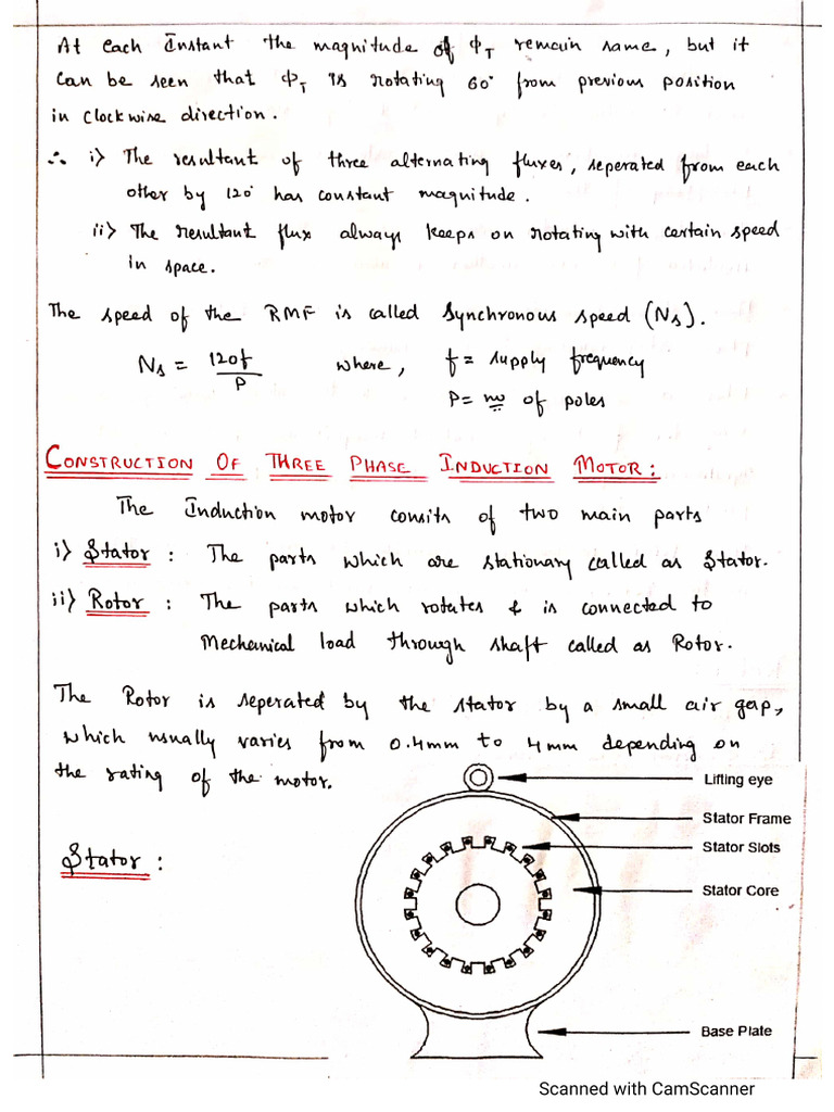 Induction Motor | PDF | Electric Motor | Electrical Components