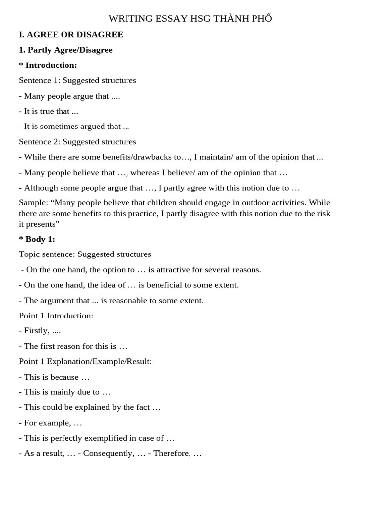 Essay Writing Guide for HSG Students | PDF | Behavioural Sciences