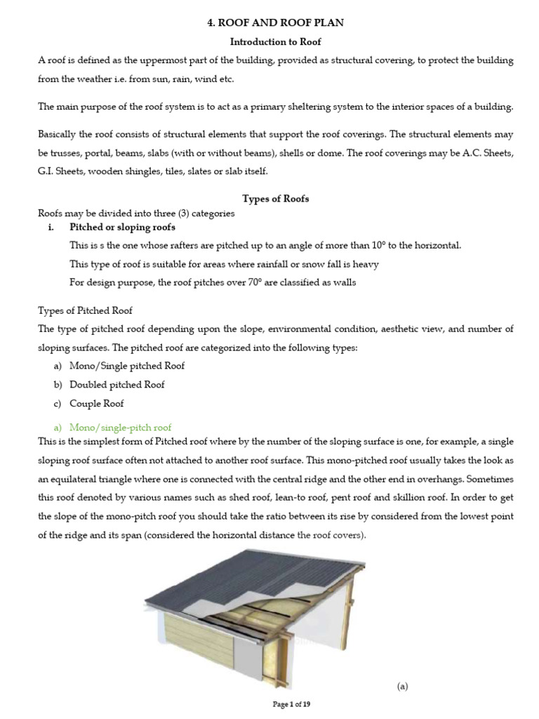 Roof and Roof Plan | PDF | Roof | Truss