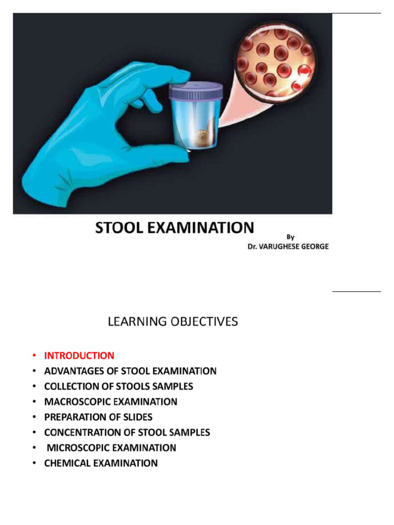 Stool Examination | PDF