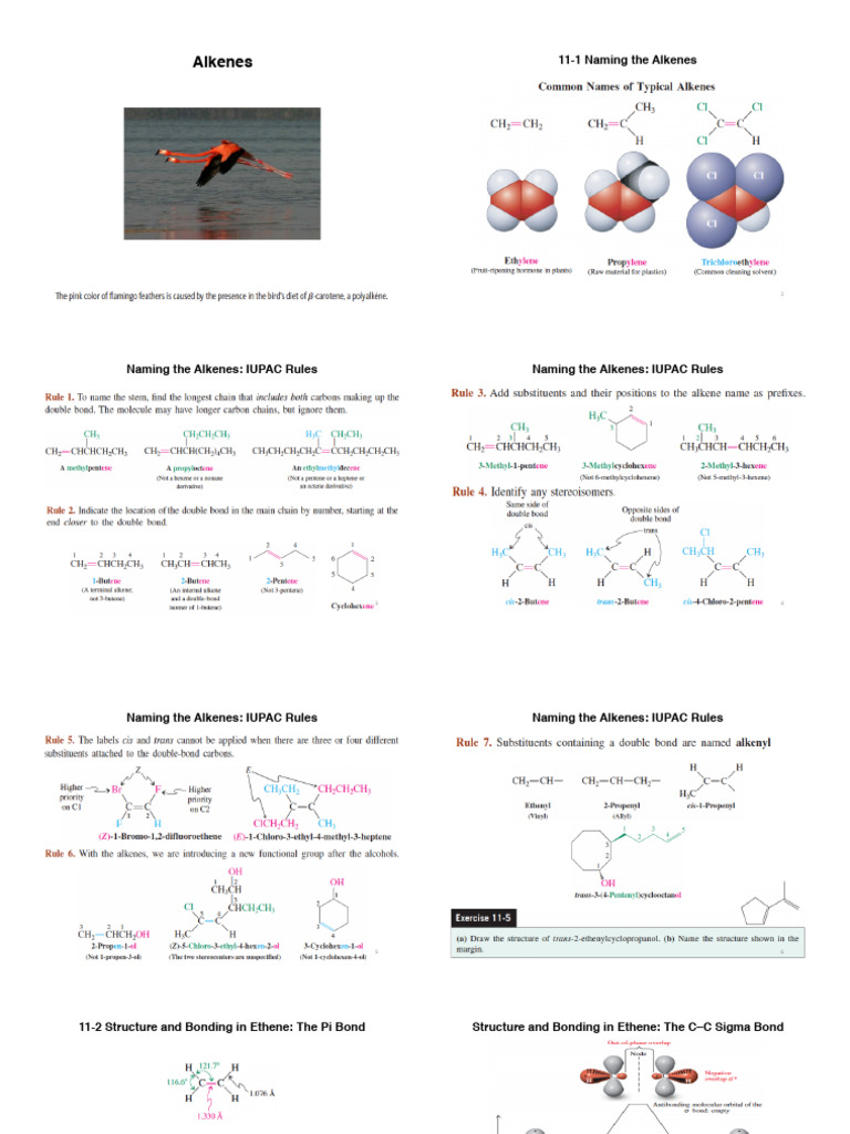7.-Alkenes | PDF | Alkene | Catalysis