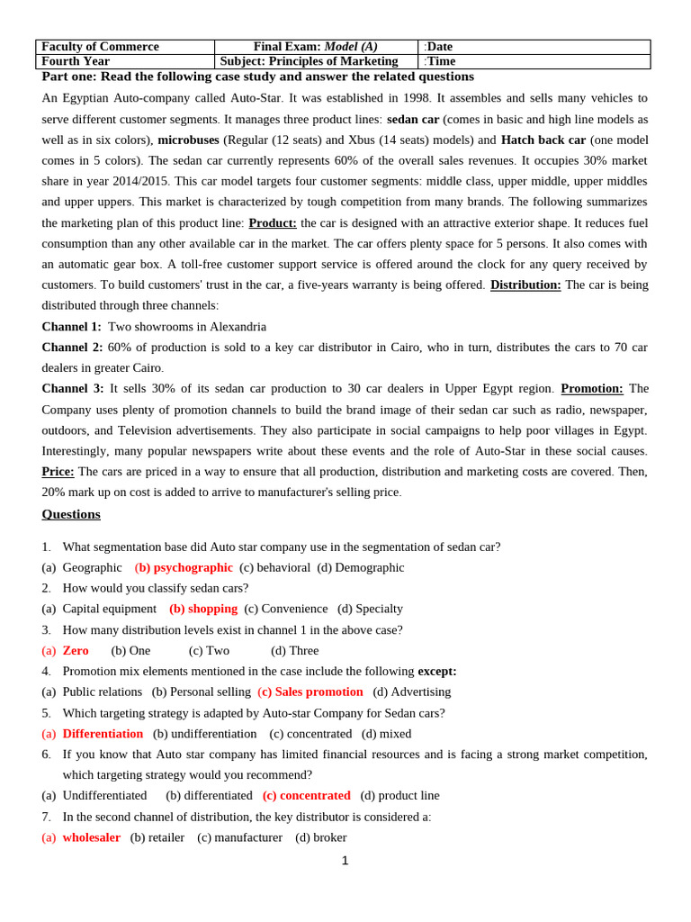 Case 3 | PDF | Marketing | Retail