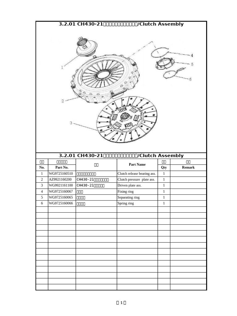 3.2 Clutch-CH430-21 | PDF