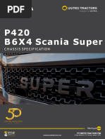 Scania P410 Euro 4 Chassis Specs | PDF | Anti Lock Braking System | Engines