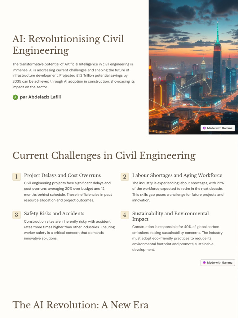 AI Transforming Civil Engineering | PDF | Artificial Intelligence ...
