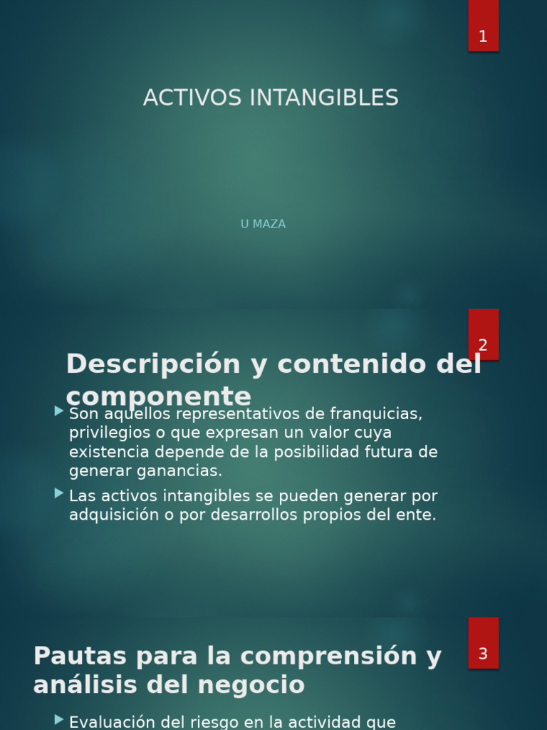 Activos intangibles | PDF | Activo intangible | Economias