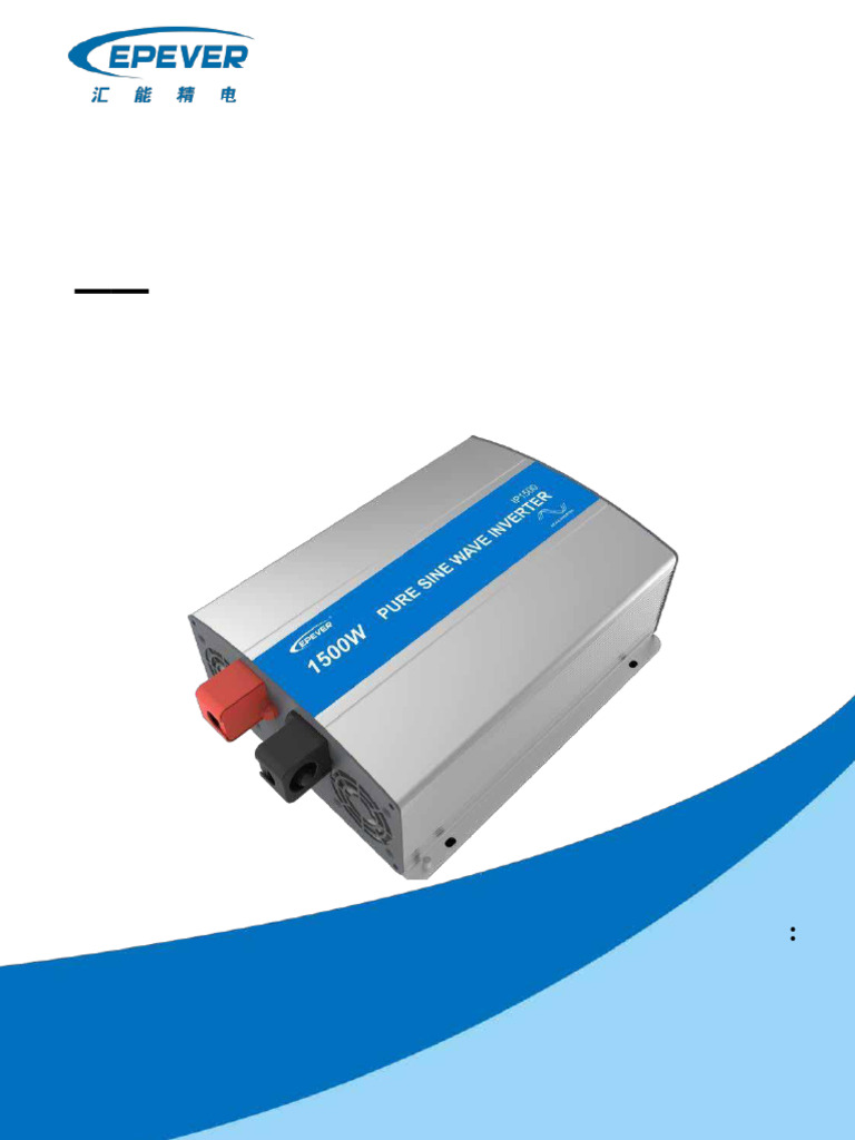 IPower Manual - Esp | PDF | Inversor de energia | Ingenieria Eléctrica