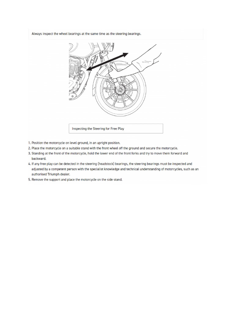 Steering Bearings Inspection | PDF