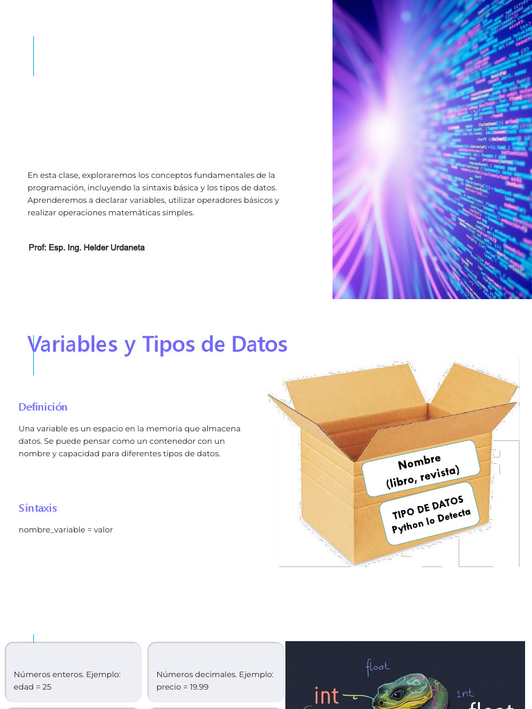 Sintaxis Básica de Python | PDF
