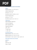 Class 10 Mensuration Formulas Guide | PDF