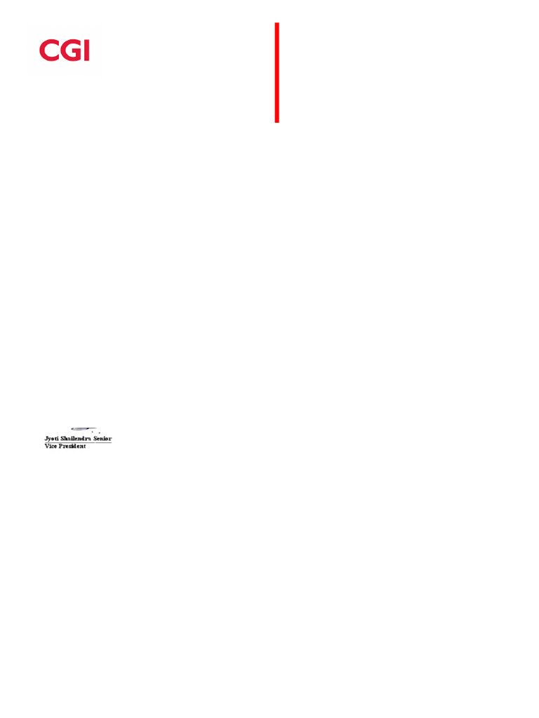 Offer Letter P Srivalli CGI Final | PDF