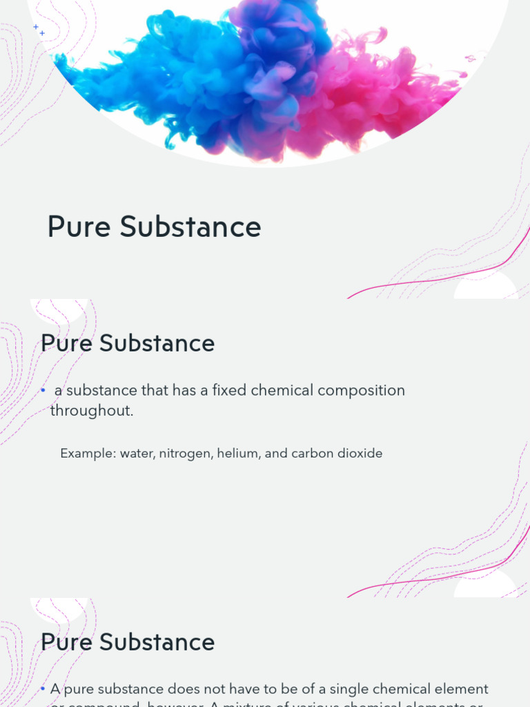 Pure Substance - Basic Thermodynamics | PDF | Chemical Substances | Vapor