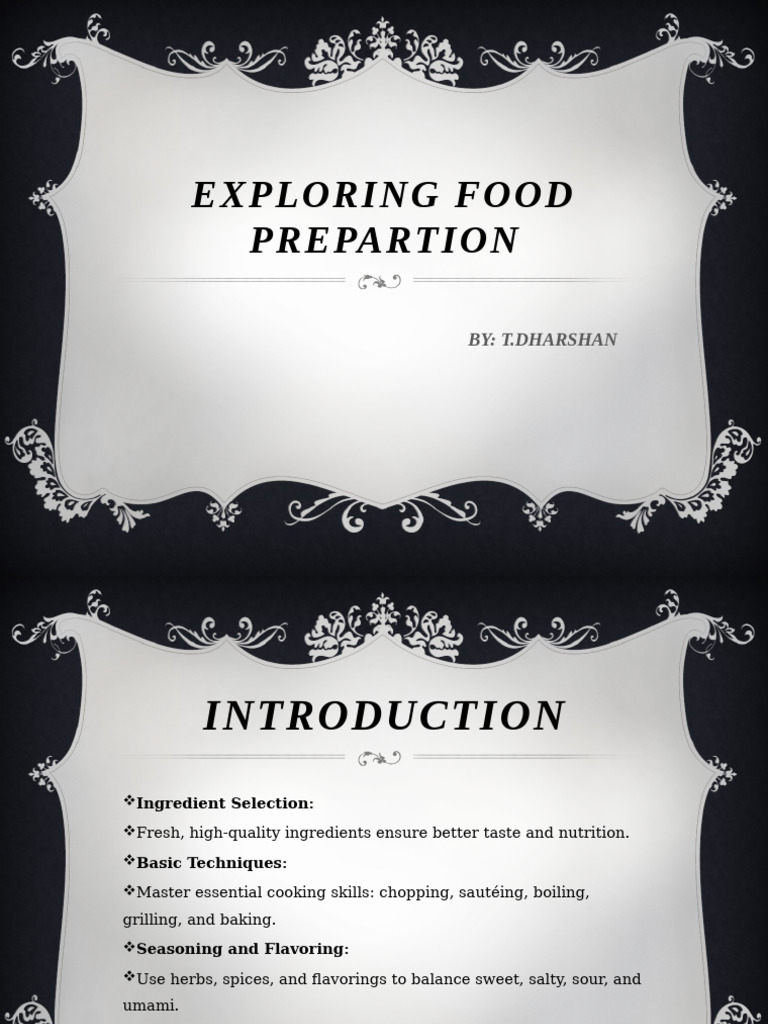 Exploring Food Prepartion | PDF | Cooking | Foods