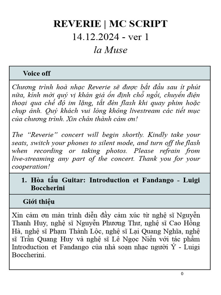 In A5 - MC Script Reverie | PDF