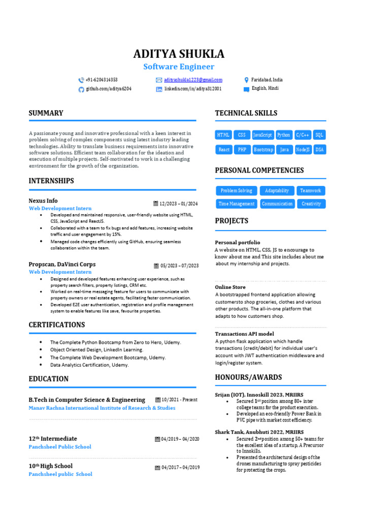 adityashuklare (1) (1) | PDF | Web Development | Bootstrap (Front End Framework)