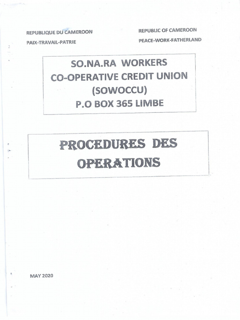 Operation Procedures 1 | PDF