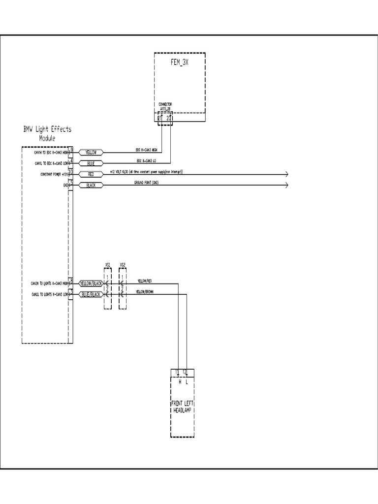 BMW Light Effects Module F3X FEM | PDF