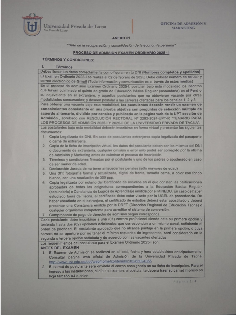 Términos y Condiciones | PDF