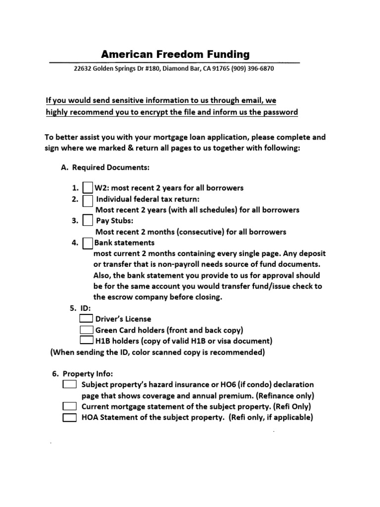 AFF Loan Packet Conventional | PDF | Irs Tax Forms | Loans