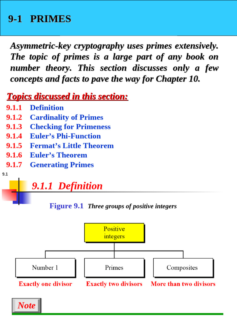 9 Prime and Primality Testing | PDF | Prime Number | Factorization