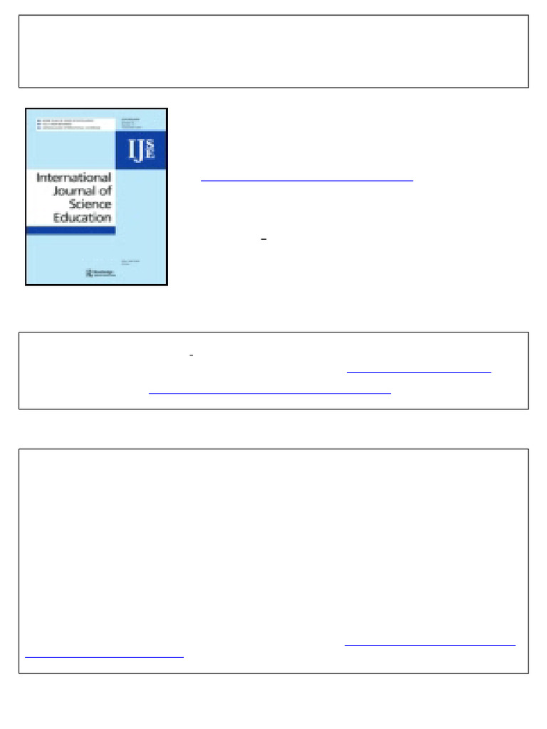 ROSS MUNBY 1991 Concept Mapping and Misconceptions. A Study of High ...