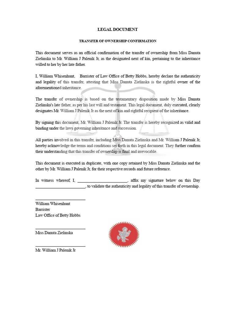 Legal Document | PDF