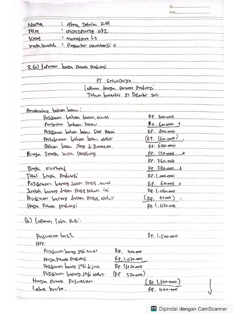 Atma Satria Zhi - 01011282429072 | PDF