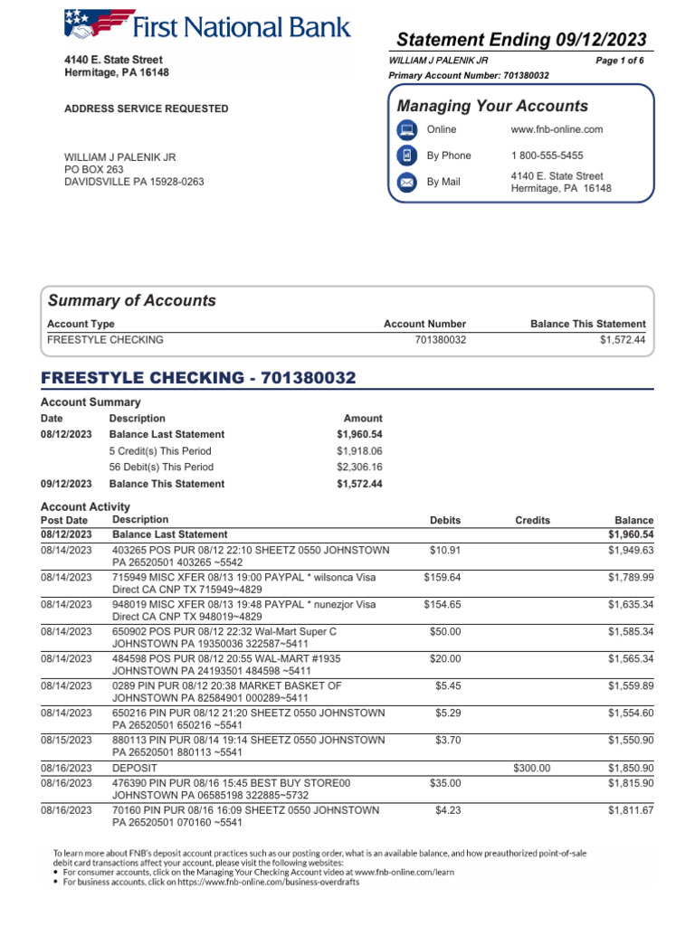 PDF document | PDF | Cheque | Transaction Account