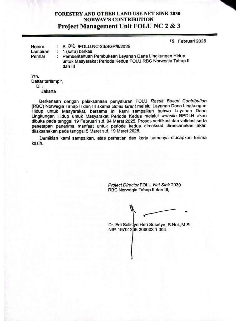 S.016 Pemberitahuan Pembukaan | PDF