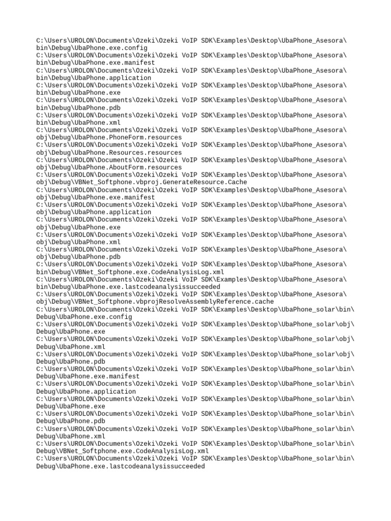 VBNet Softphone - vbproj.fileListAbsolute | PDF | Computing | Software Development