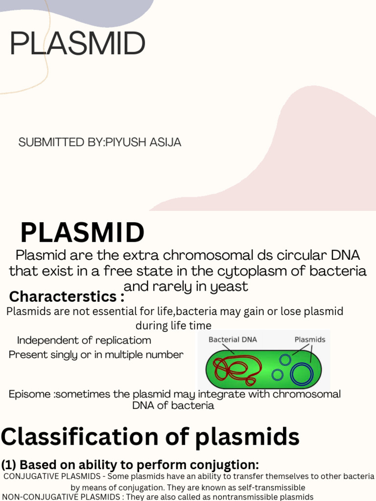 Plasmid PDF | PDF
