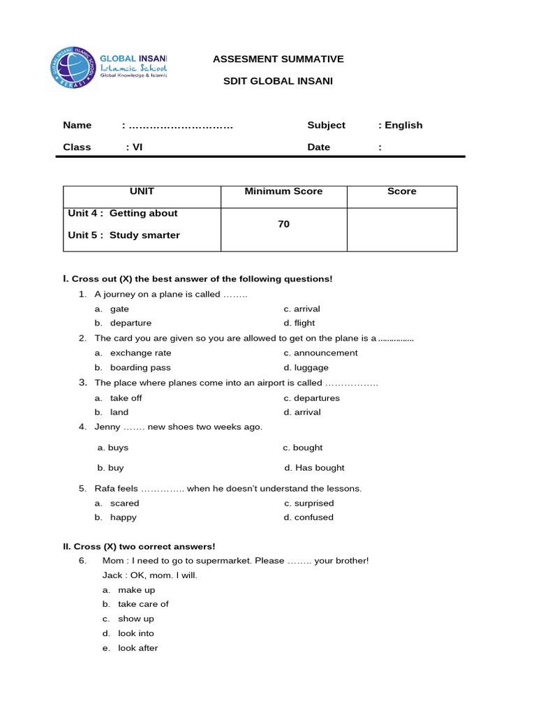 English Summative Unit 4&5 | PDF | Language Families | Semantic Units