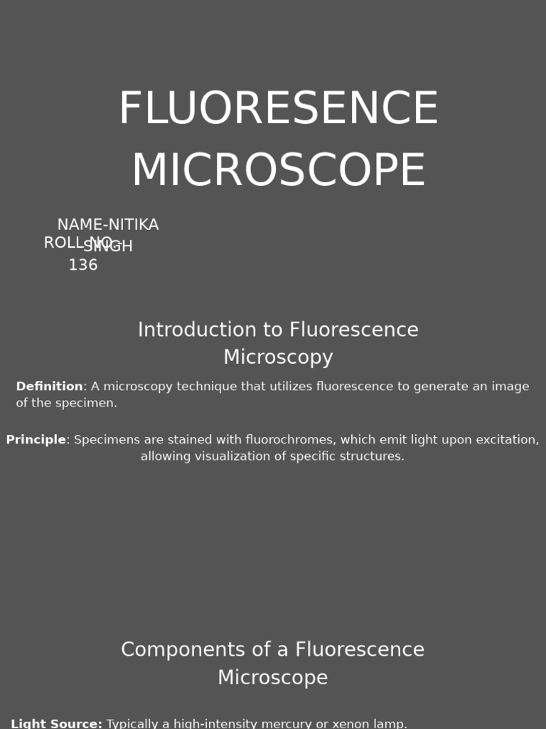 Fluoresence Microscope - 20250302 - 114142 - 0000 | PDF