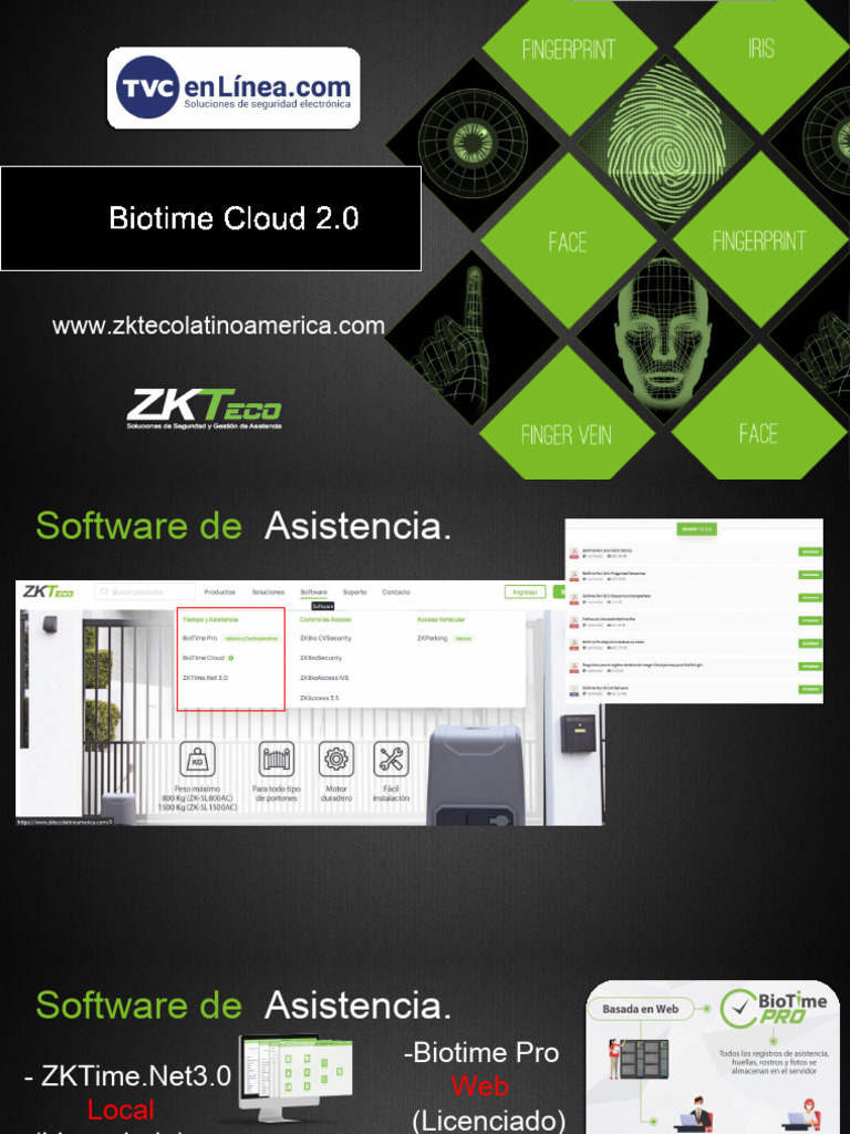 Biotime Cloud 2.0 TVC Comprimido | PDF | Computación en la nube | Software de la aplicacion