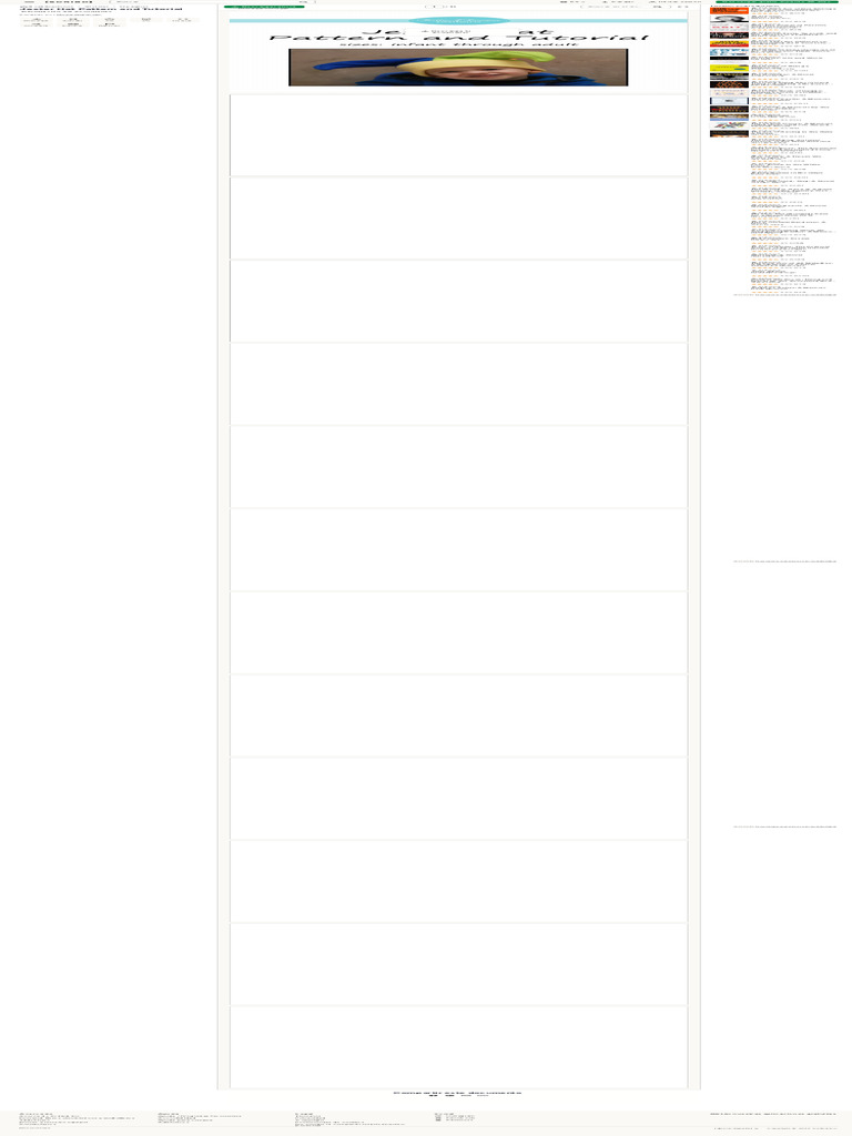 Jester Hat Pattern and Tutorial - PDF | PDF | Literatura americana