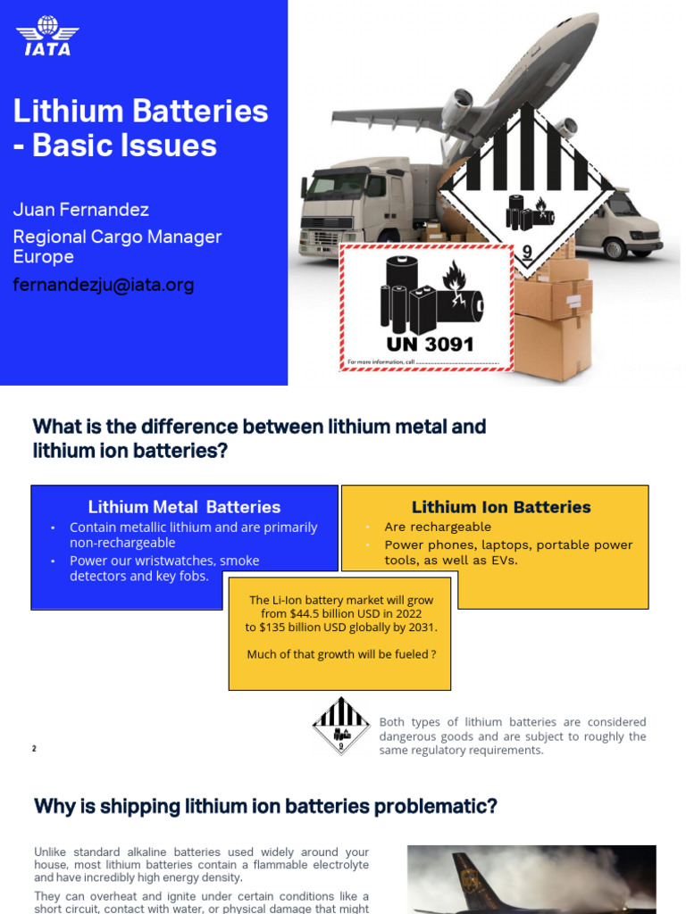 BRU Lithium Batteries 002 003 | PDF | Lithium Ion Battery | Dangerous Goods