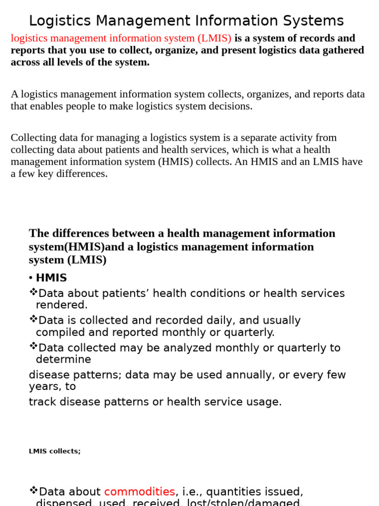 Understanding Logistics Management Systems | PDF | Logistics | Inventory