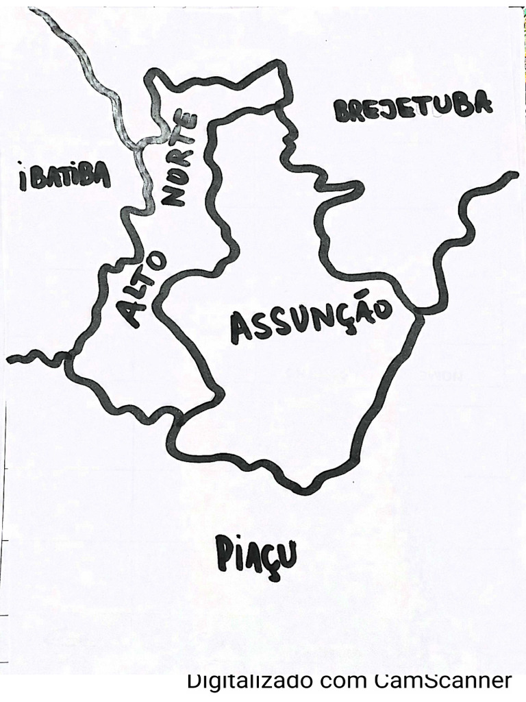 Mapa Do Distrito de Alto Norte | PDF