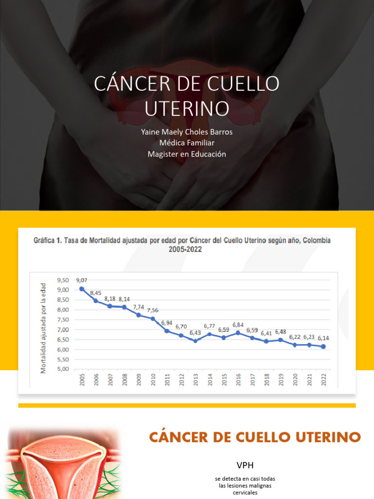 CÁNCER DE CERVIX1 | PDF | Cáncer de cuello uterino | Neoplasias