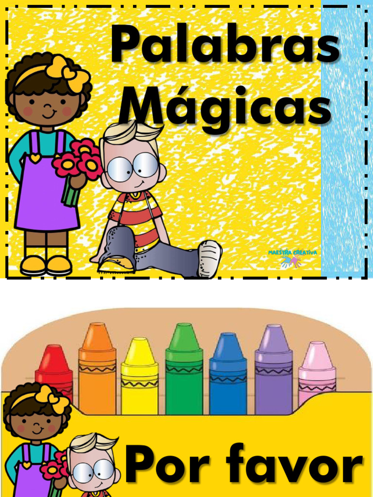 Palabras Magicas CRAYONS MCG | PDF