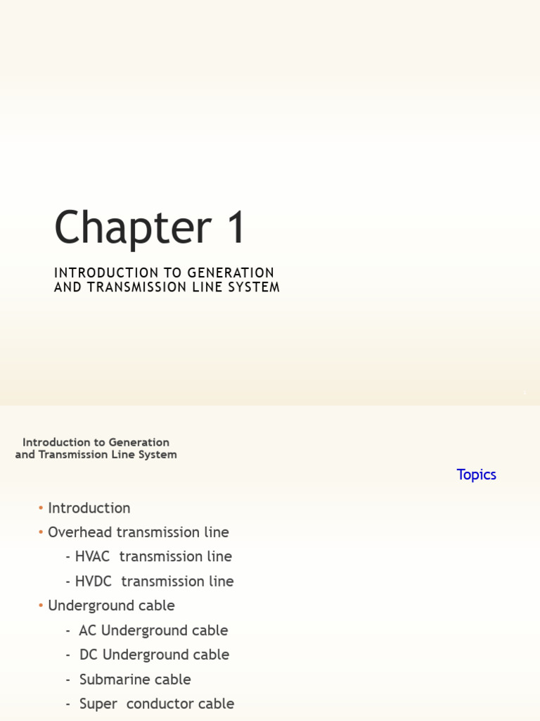 Introduction to Power Transmission Systems | PDF | High Voltage Direct ...