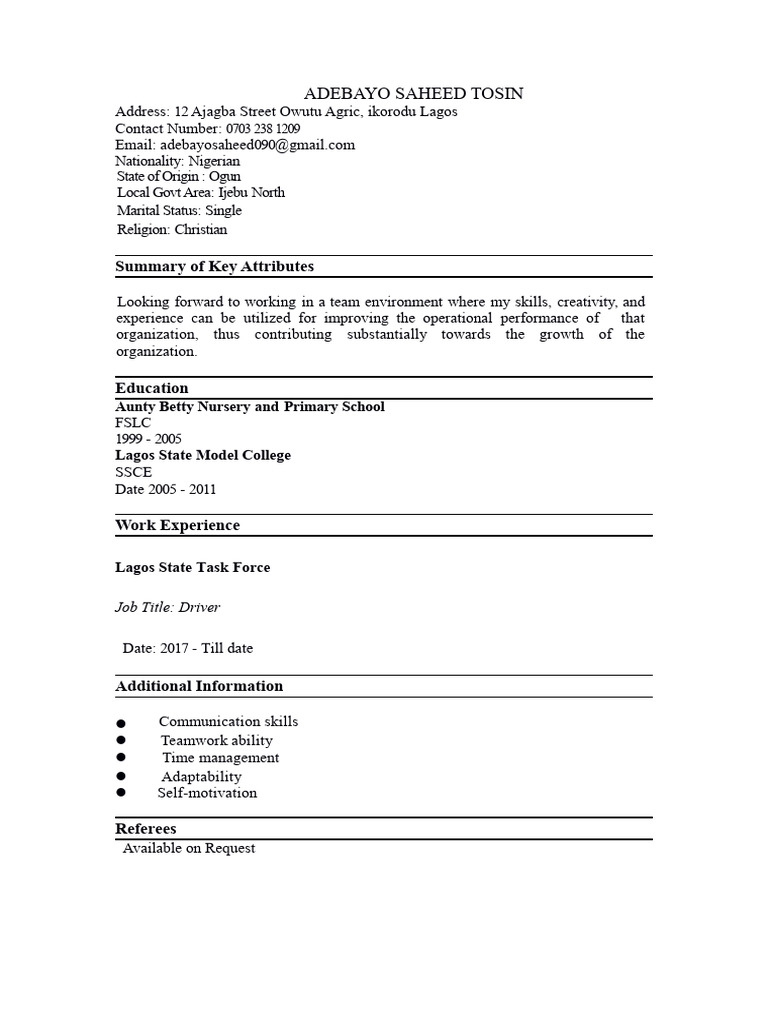 Adebayo Saheed | PDF