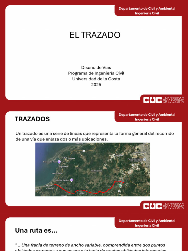 Trazado - VIAS | PDF