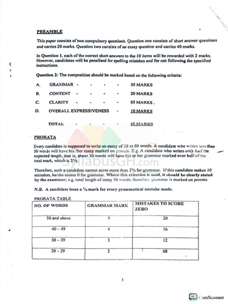 2024 Bece French 2 Solution | PDF