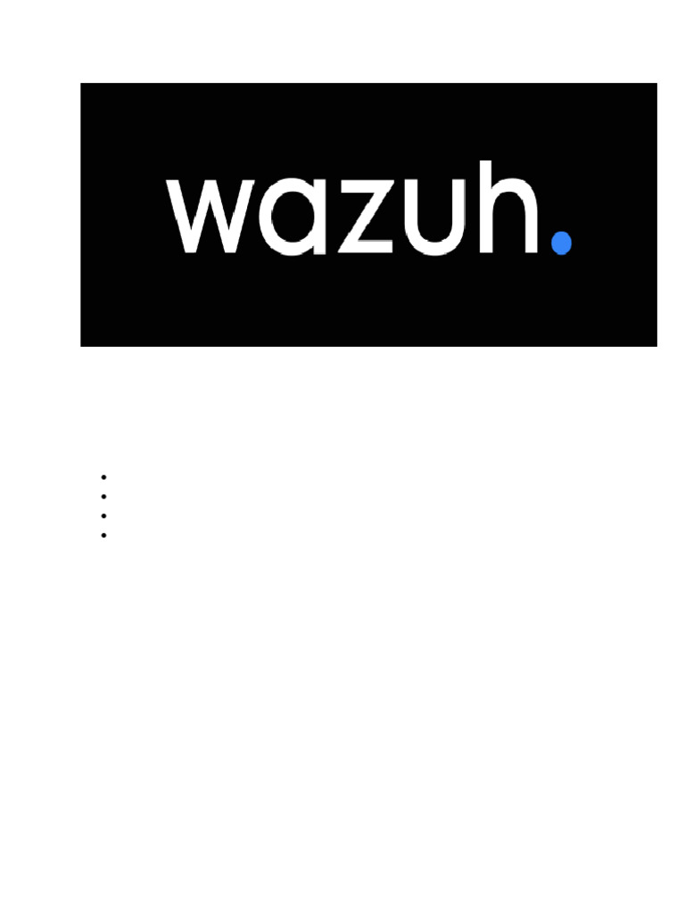 WAZUH | PDF