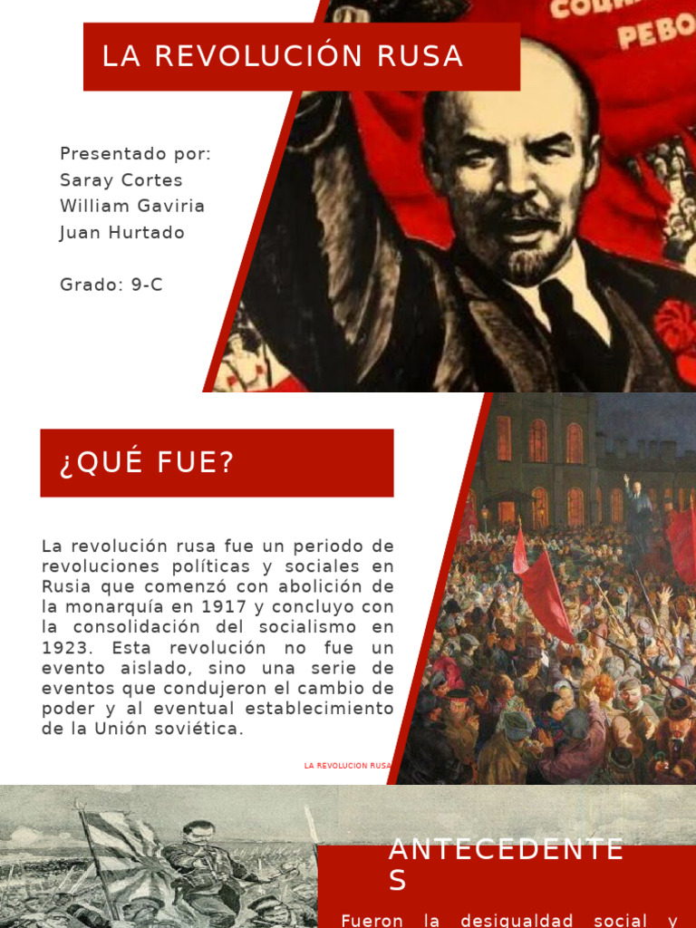 La Revolución Rusa | PDF | revolución rusa | Bolcheviques