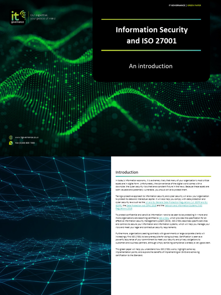 Understanding ISO 27001 for Information Security | PDF | Information ...